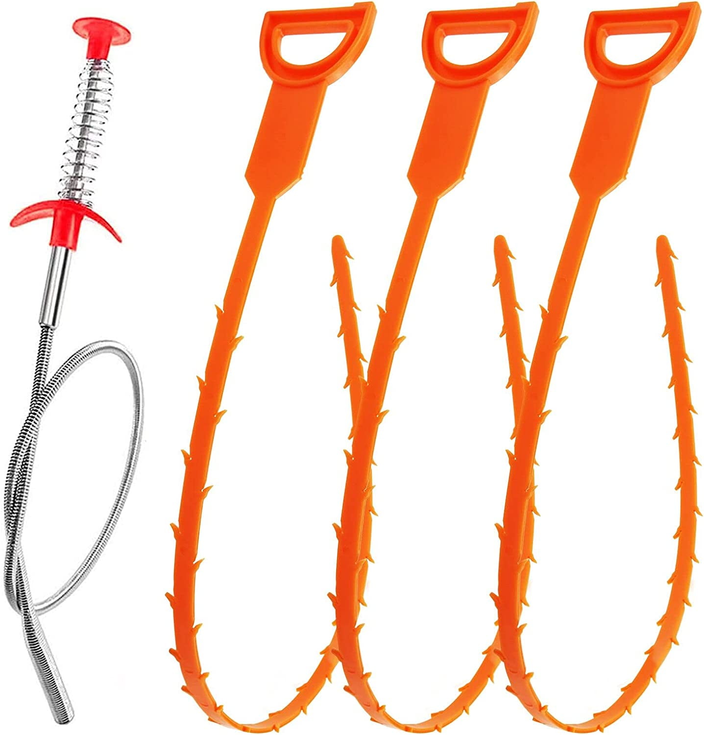 Snake Drain Hair Drain Clog Remover Cleaning Tool Pipe Snake Shower ...