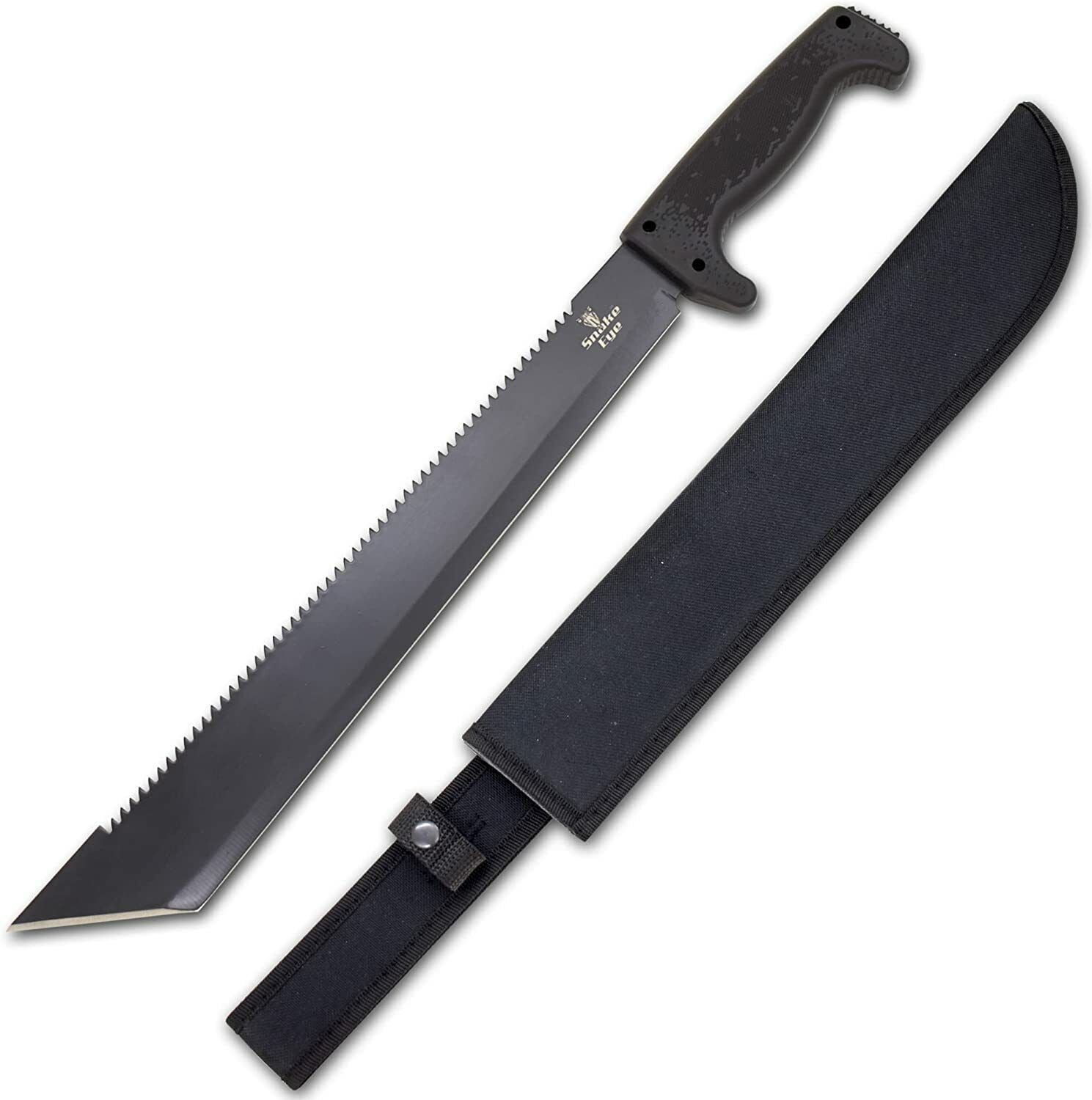Snake Eye Machete with Heavy Duty Construction, Ergonomic Non-Slip ...