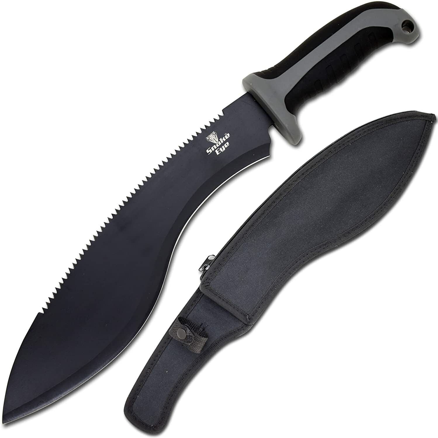 Snake Eye Machete with Heavy Duty Construction, Ergonomic Non-Slip ...