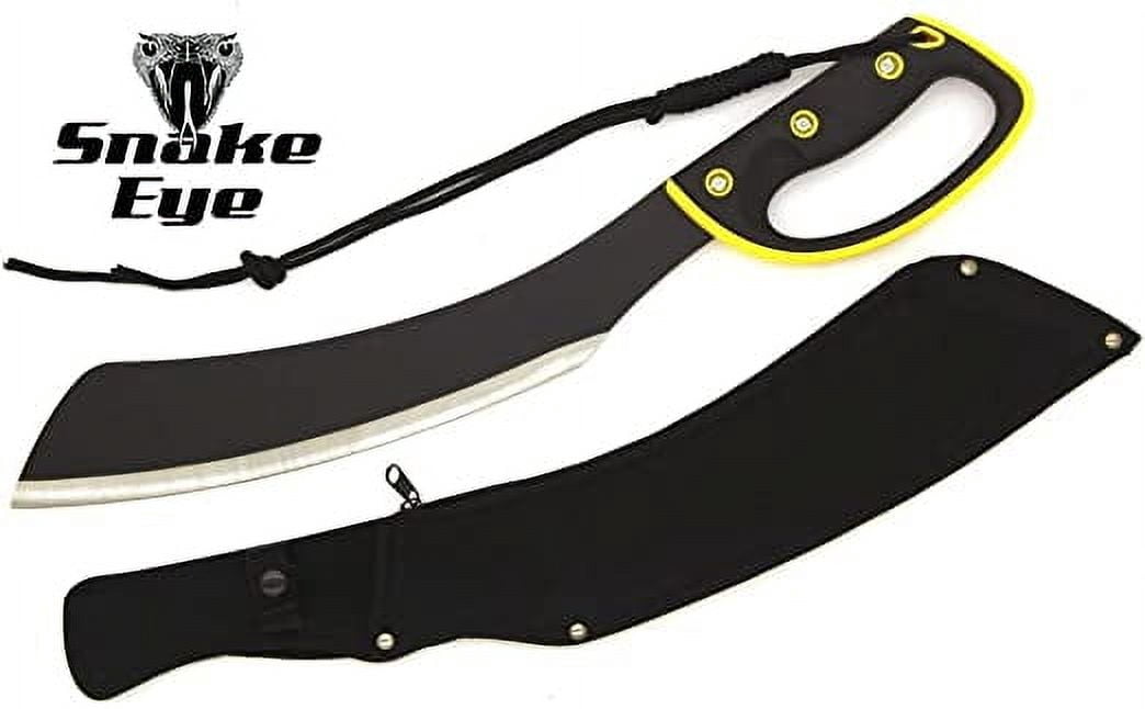 Snake Eye Tactical 20" Fixed Blade Machete Outdoors Hunting Camping ...