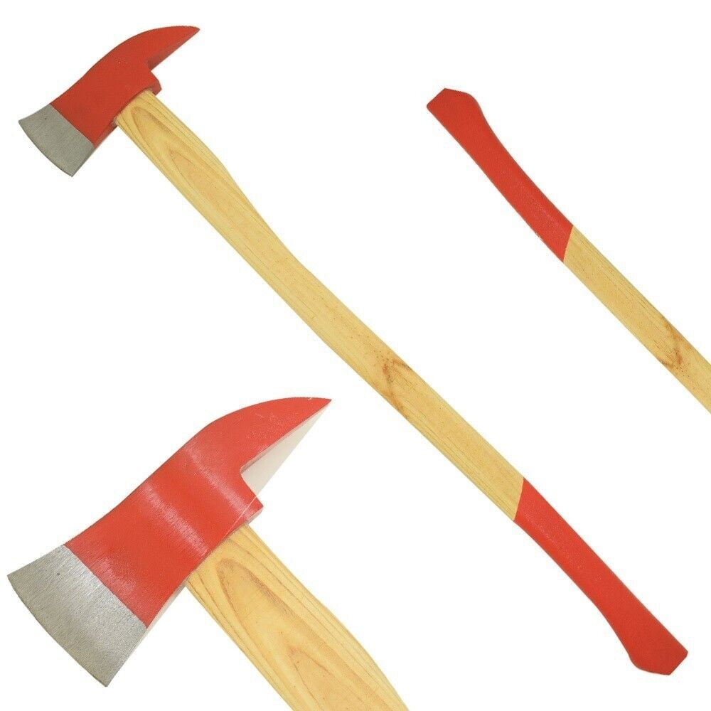 Snake Eye Tactical 36" Tactical Fireman Firefighter Wood Handle Axe ...
