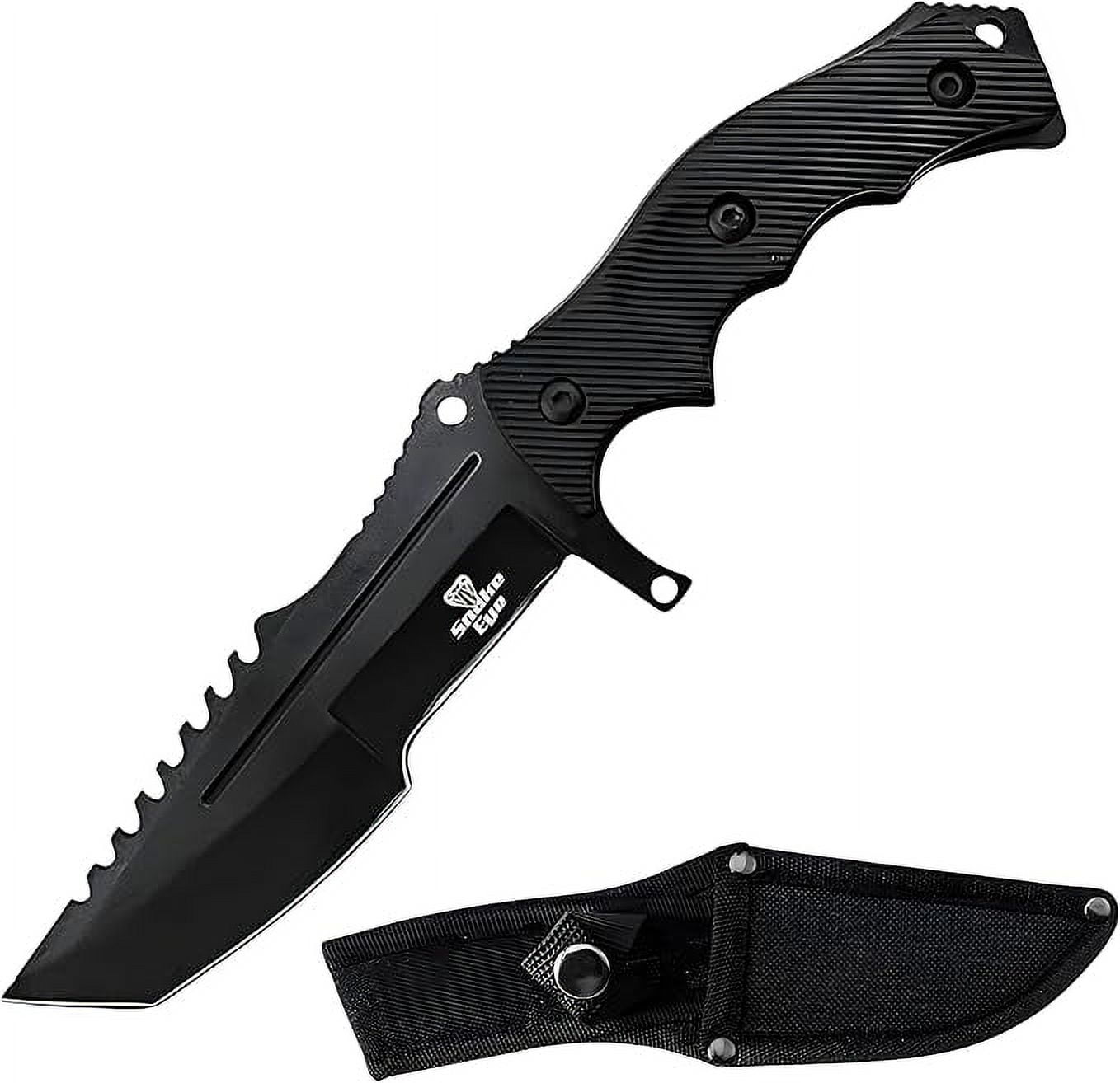 Snake Eye Tactical 8.5-inches Hunting Camping Hiking Fixed Blade Knife ...