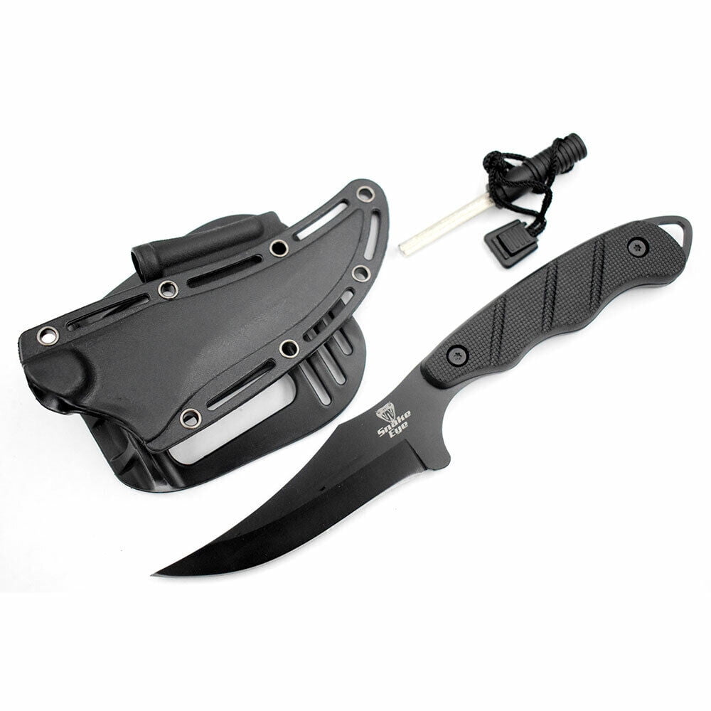 Snake Eye Tactical 9" Full Tang Tactical Knife with Sharpener & ABS ...