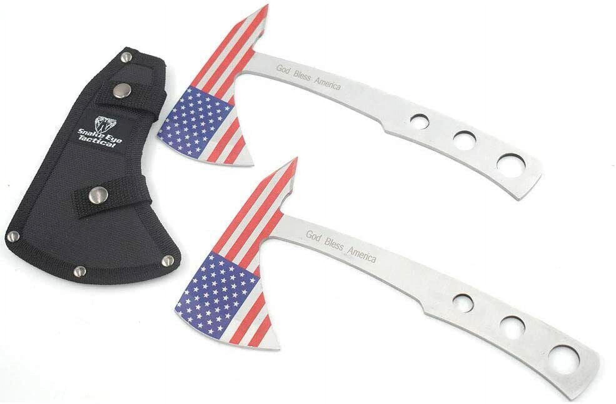 Snake Eye Tactical Compact Tomahawk Full Tang Camping Axe Hunting ...