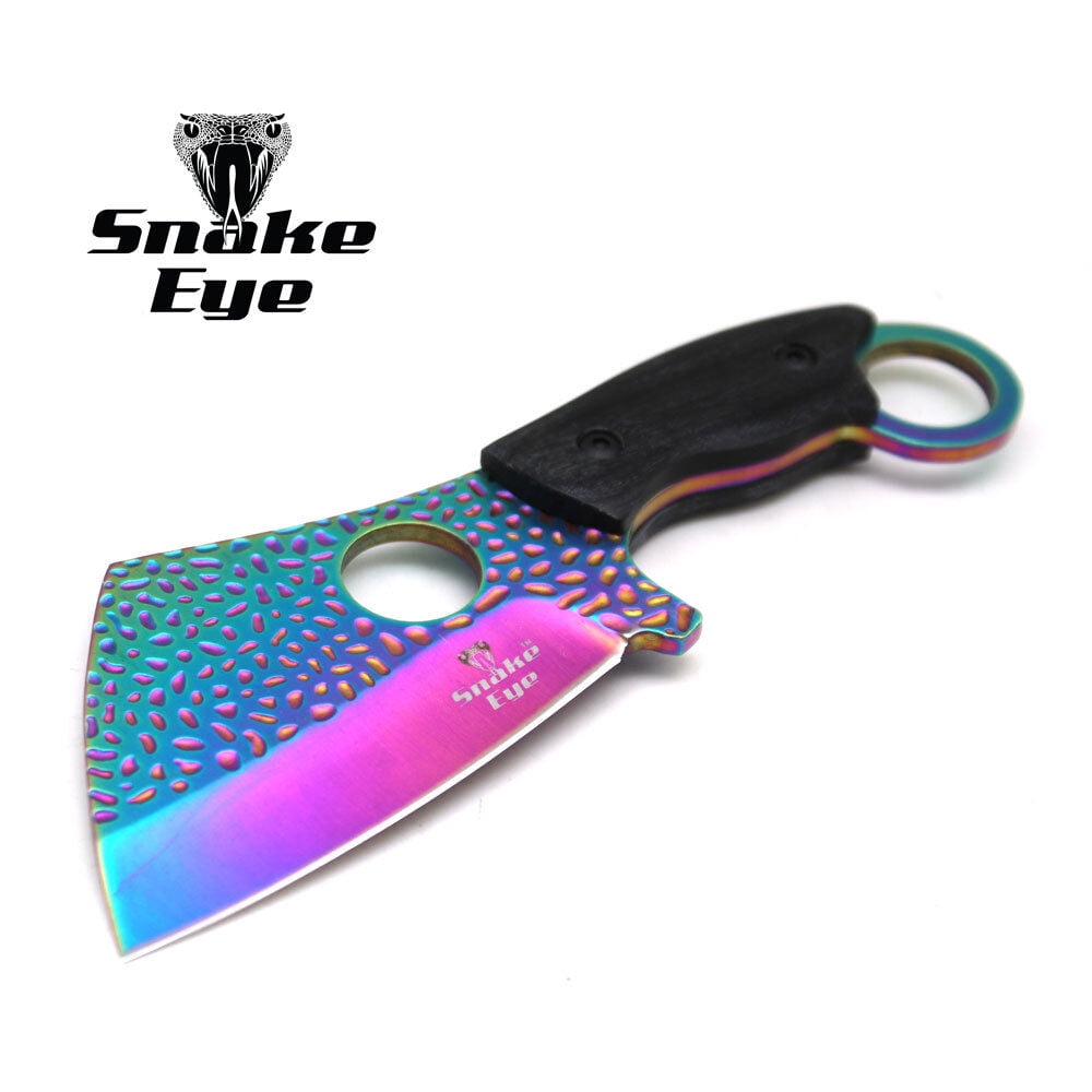 Snake Eye Tactical Heavy Duty Fixed Blade Razor Style Hunting Knife w ...