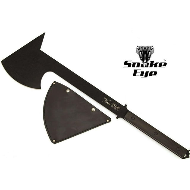 Snake Eye Tactical Heavy Duty Full Tang Handmade Steel " Super Axe " w ...