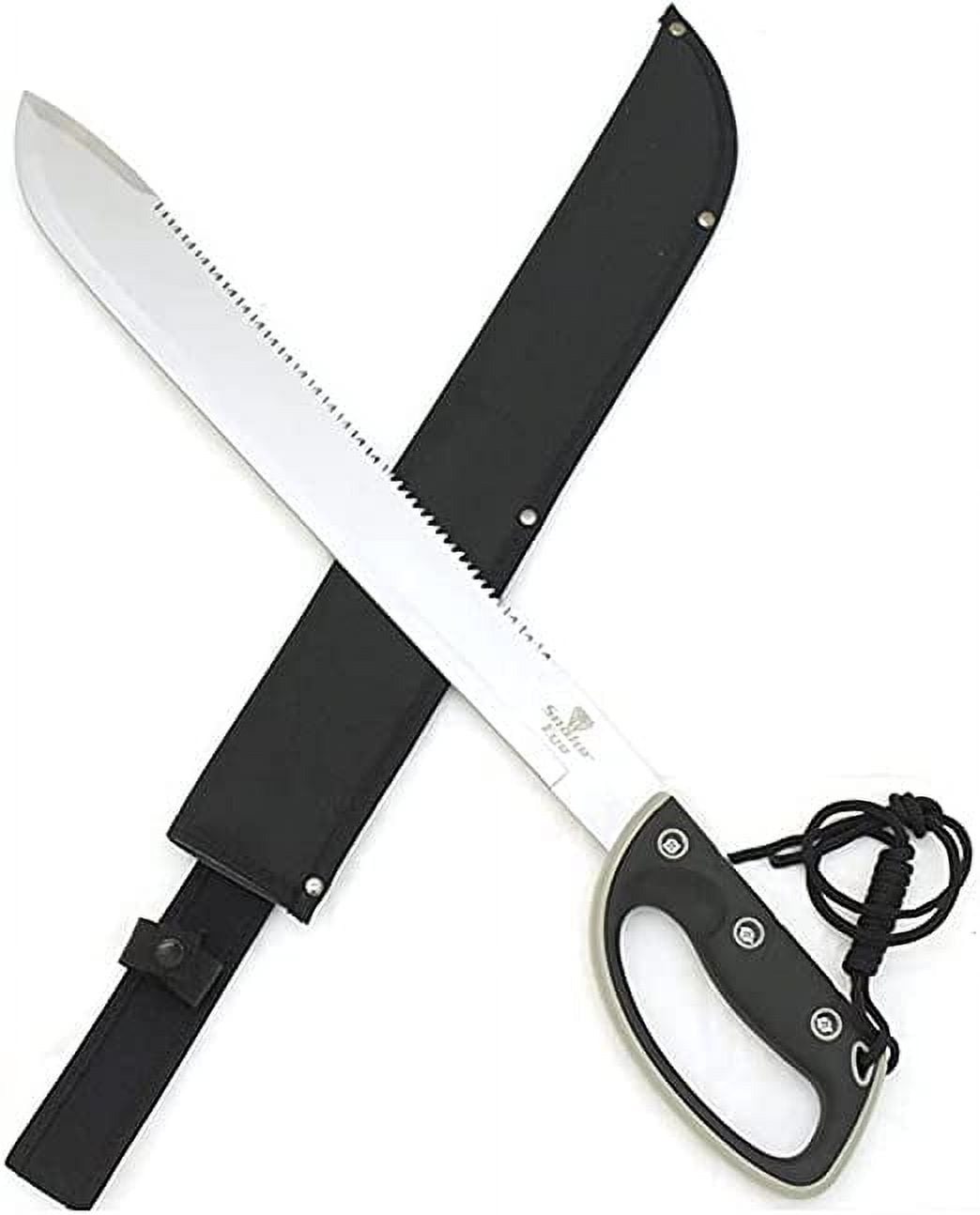 Snake Eye Tactical Survival Machete Steel Blade - Walmart.com