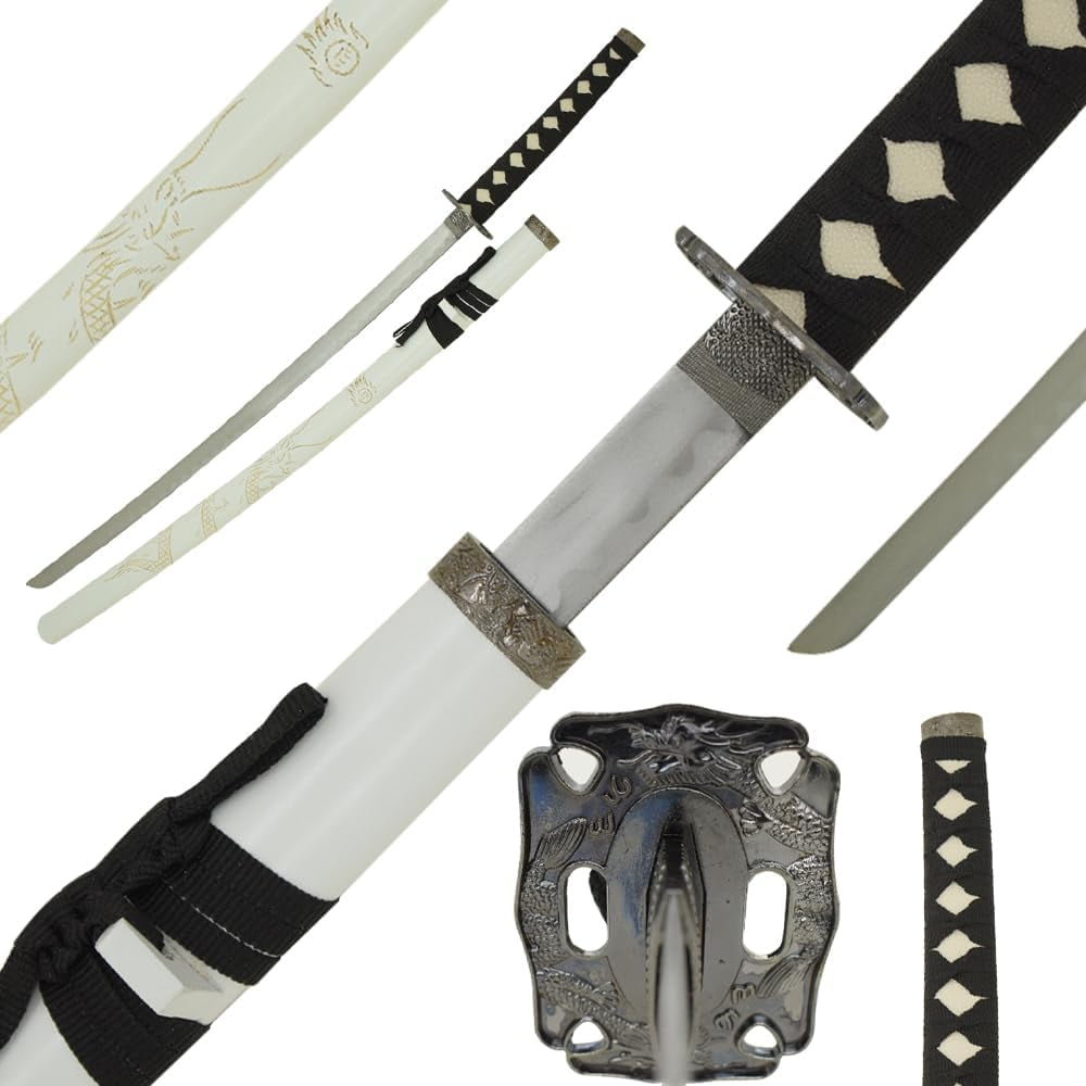 Snake Eye Tactical Two Tone Samurai-Katana Sword w/Free Sword Stand ...