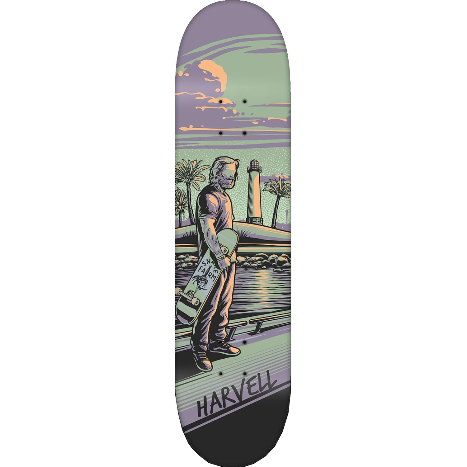 Snake Farm Sean Harvell Tribute Deck 8.25 - Assembled AS Complete ...