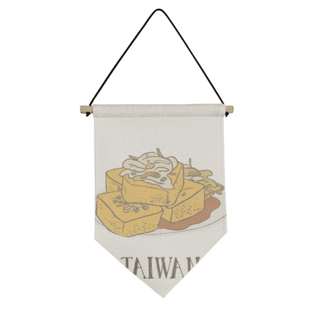 Snake Food Stinky tofu Taiwan Canvas Flag Hanging Wall Art Decor Banner ...
