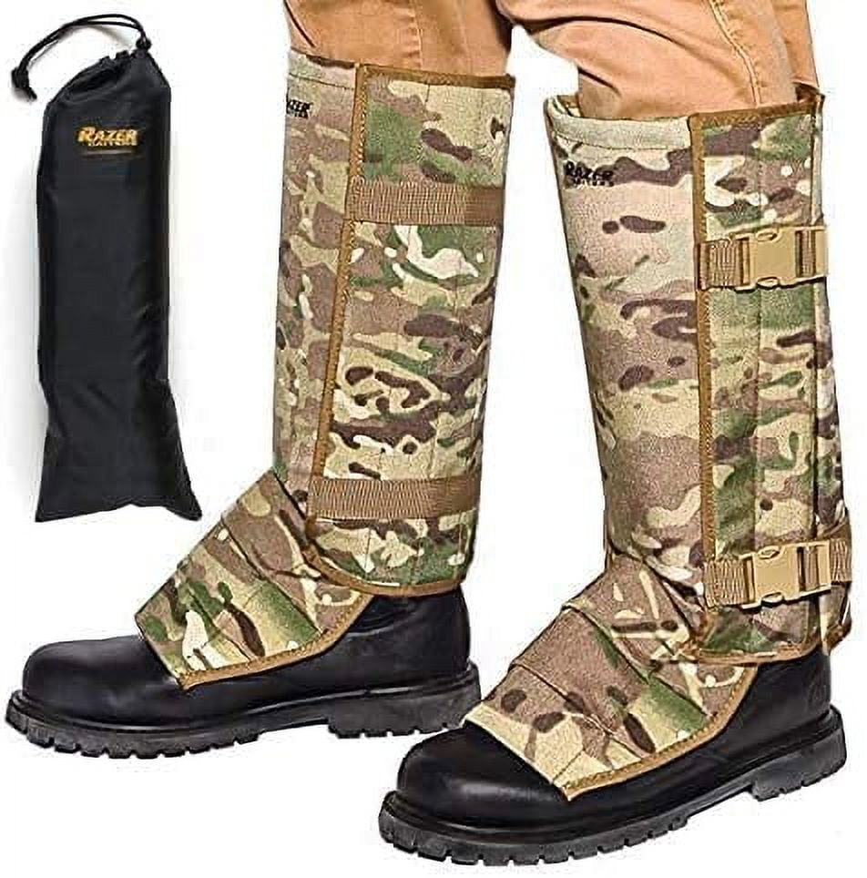 Snake Gaiters with Storage Bag - Snake Bite Protection Gaiter for Lower ...