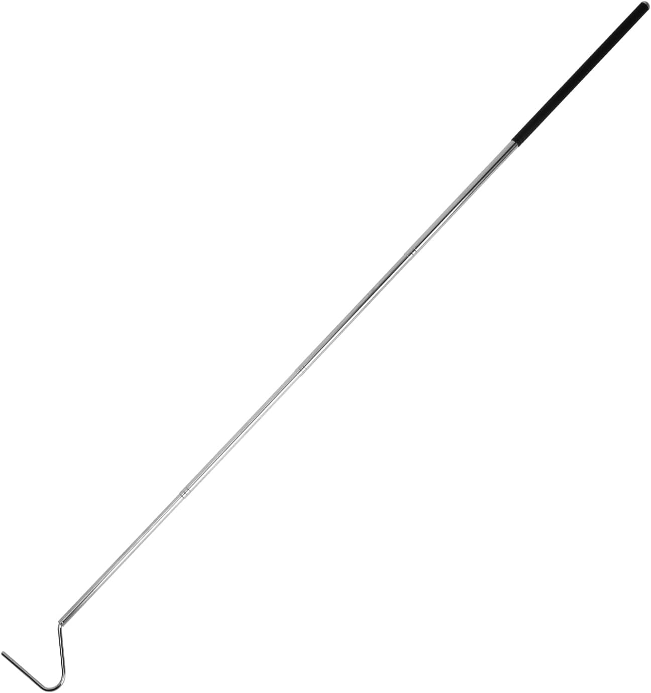 Snake Hook, 27 Inch Stainless Steel Extensible Grappling Hook, Pick-Up ...