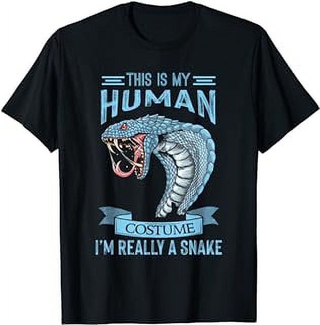 Snake Human costume Boa constrictor Cobra Venomous Snake T-Shirt ...