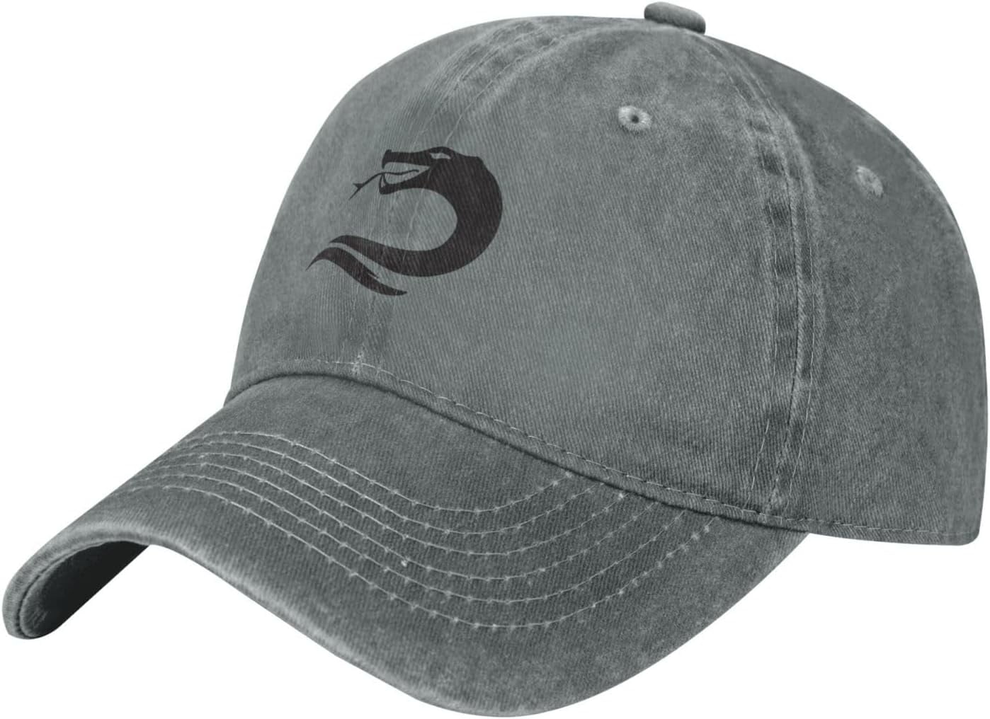 Snake Icon Baseball Cap for Men Women Hats Denim Trucker Caps Dad Hat ...