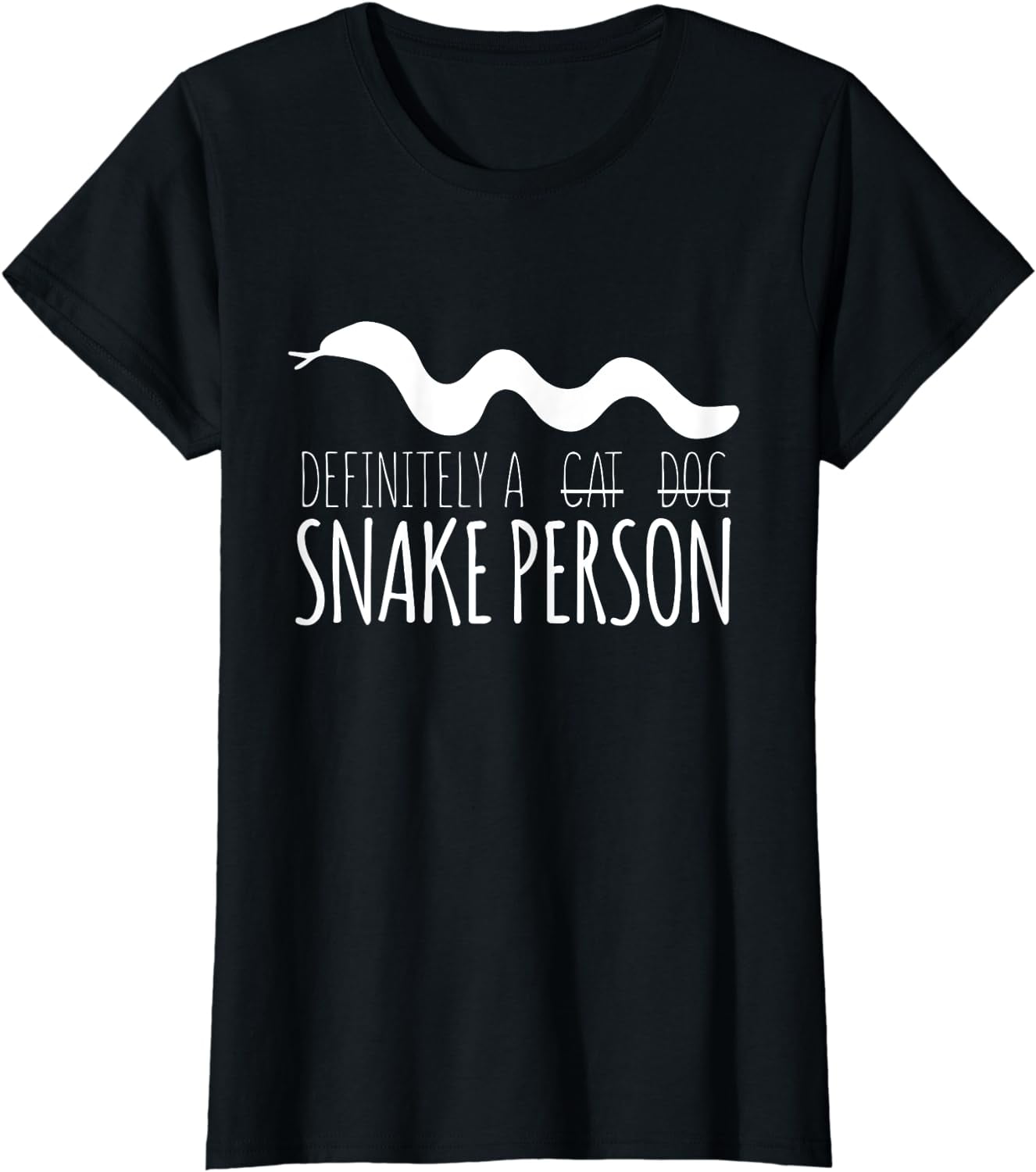 Snake Lover Funny - Definitely A Snake Person T-Shirt - Walmart.com
