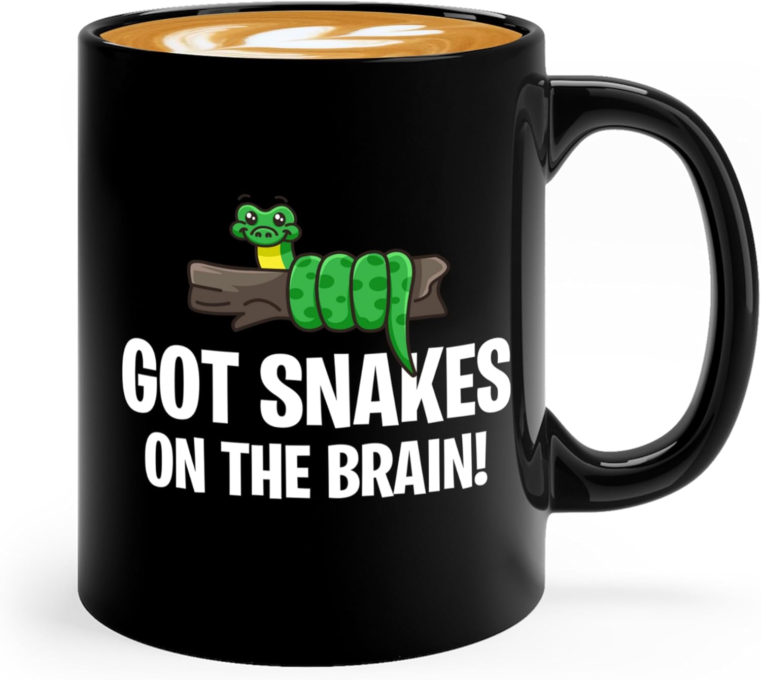 Snake Lovers Coffee Mug 11oz Black -Got snakes - Exotic Tropical Pet ...