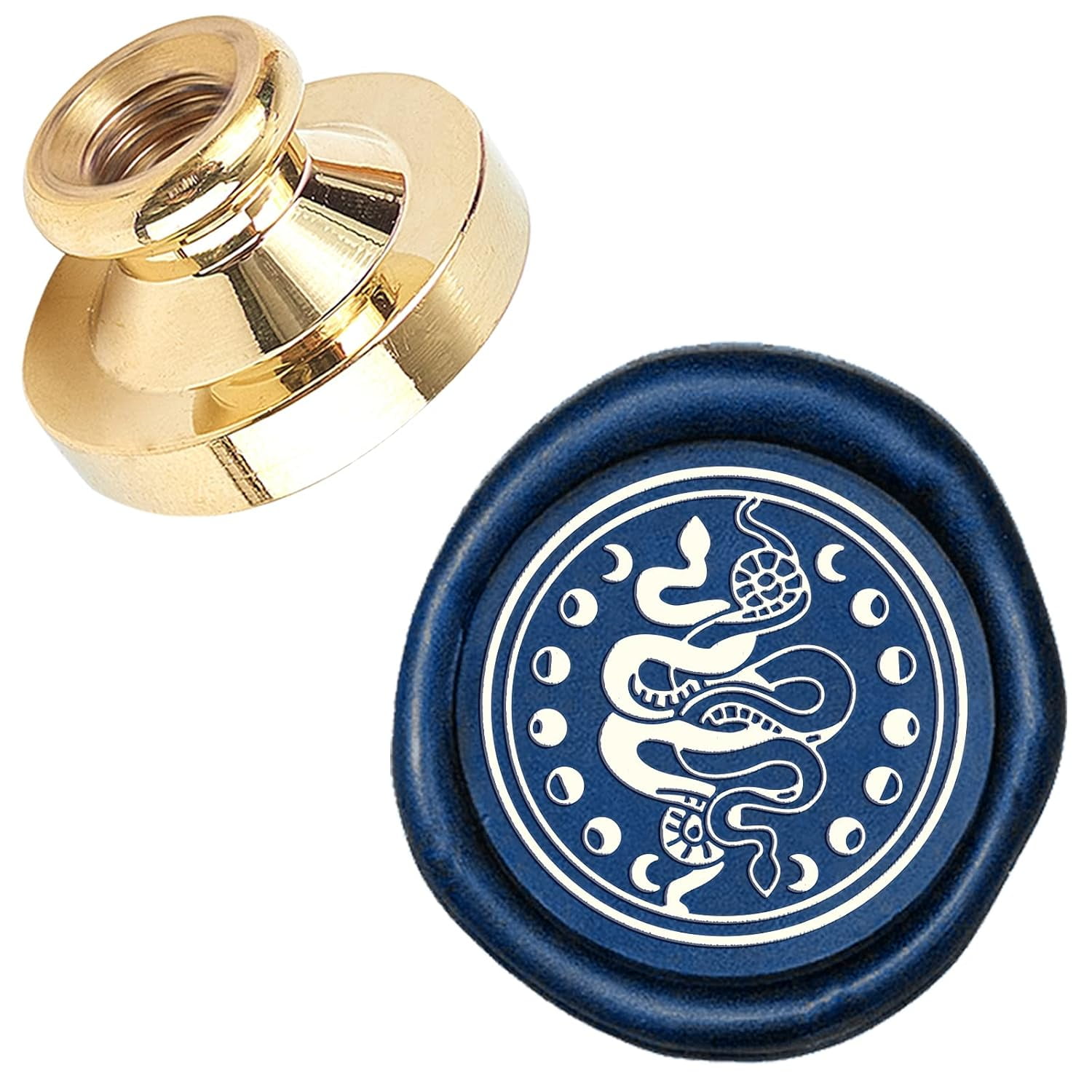 Snake Lunar Eclipse Wax Seal Stamp Head Replacement 25mm Vintage ...