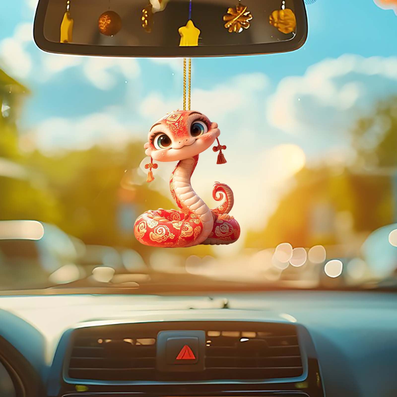 Snake New Year Hanging Ornament,2025 Chinese New Year Snake Pendent ...