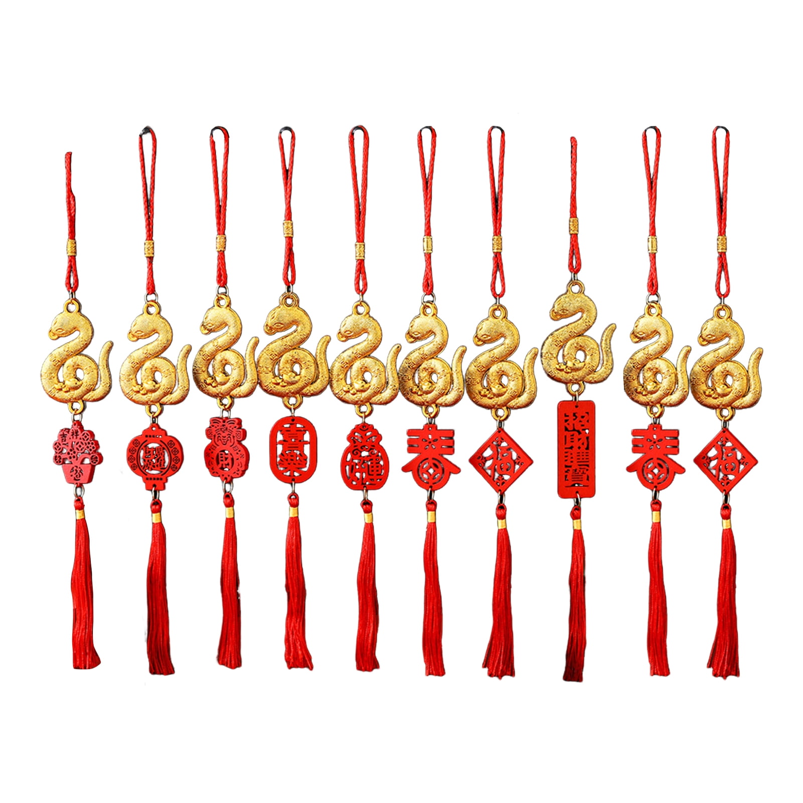 Snake Ornament 2025 Year of The Snake Feng Shui Decor Chinese Lunar New ...