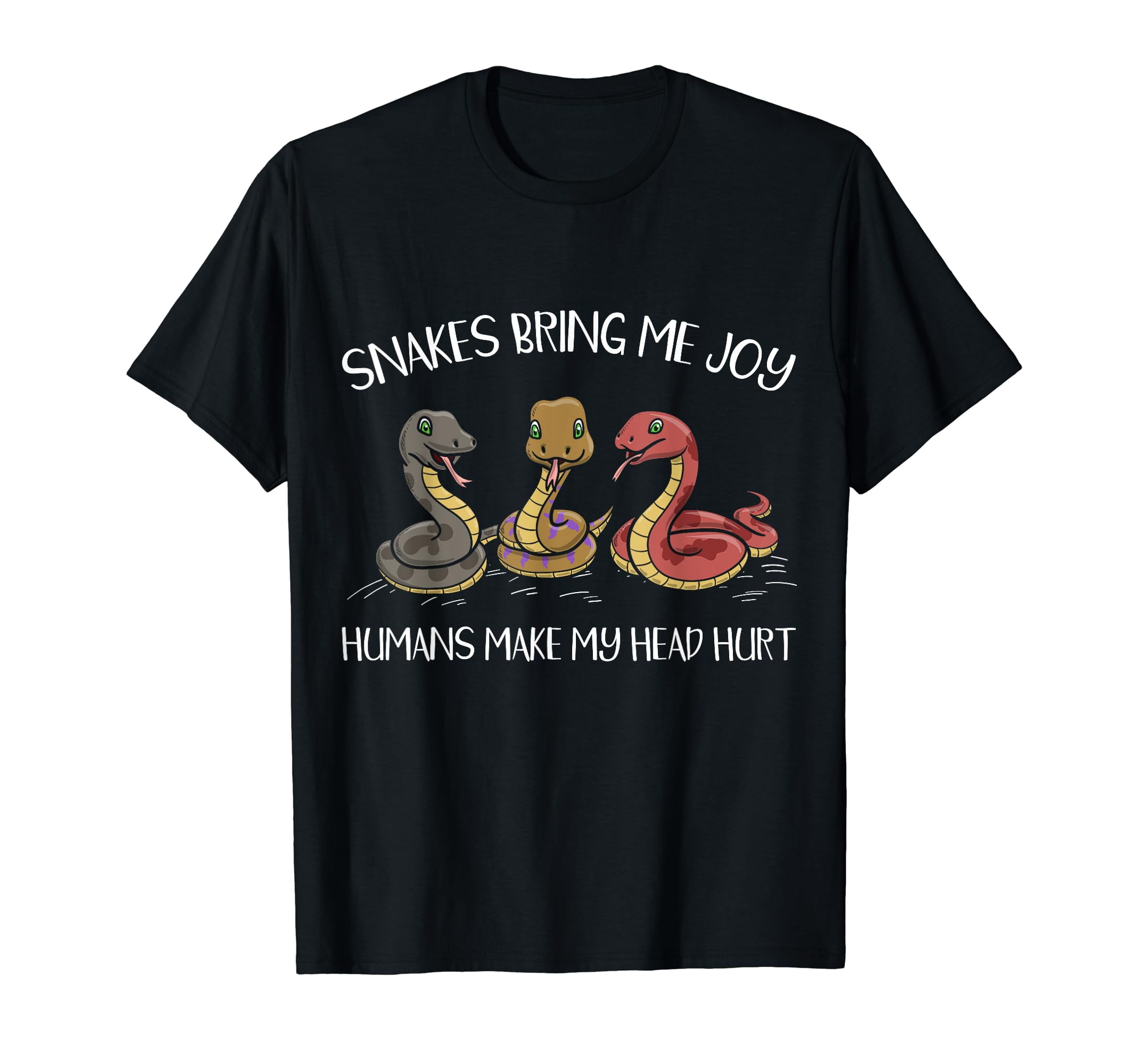Snake Owner Snake Collector Snake Whisperer Serpent Black T-Shirt ...