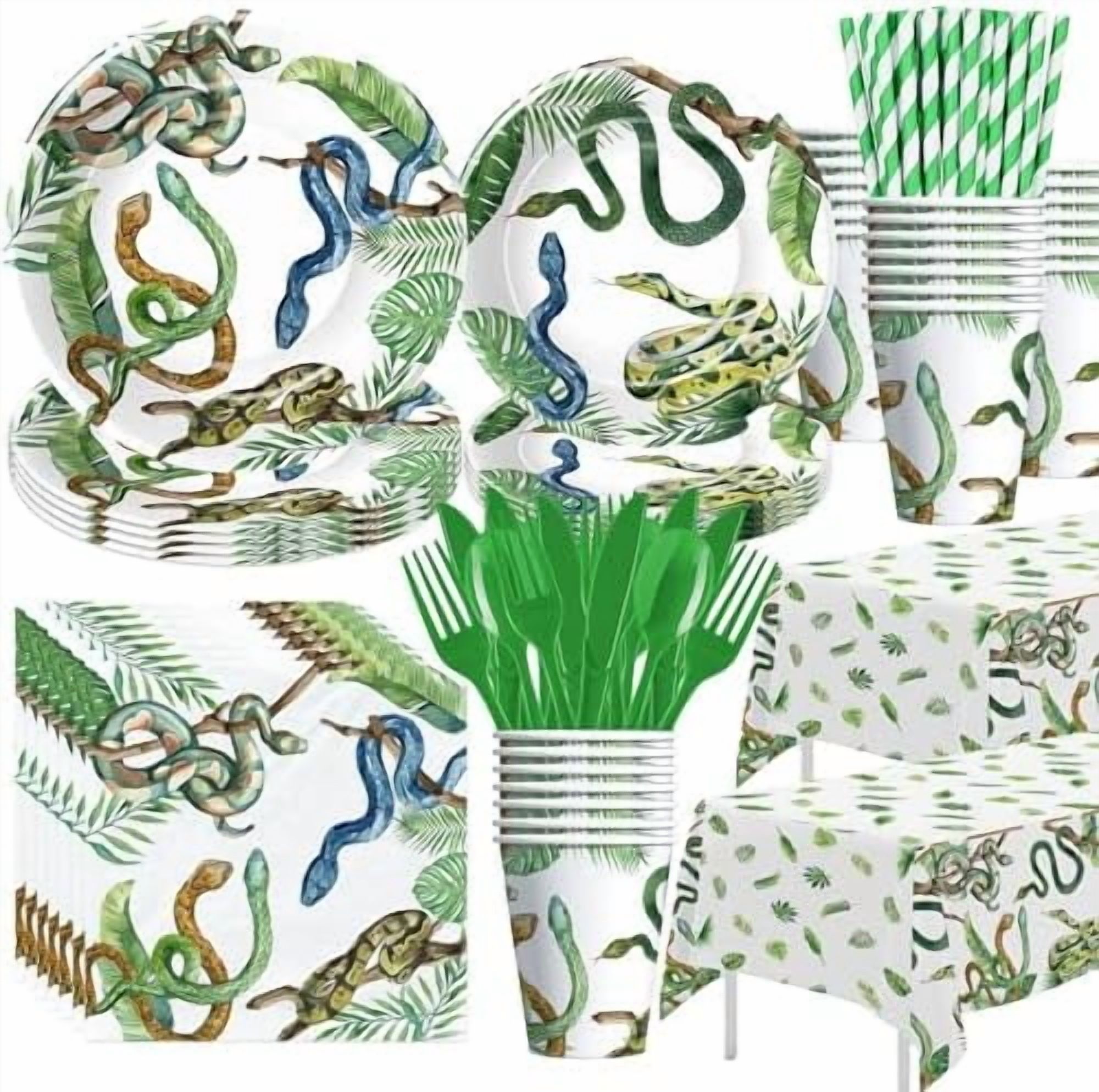 Snake Party Decorations - Reptile Theme Snake Birthday Party Supplies ...
