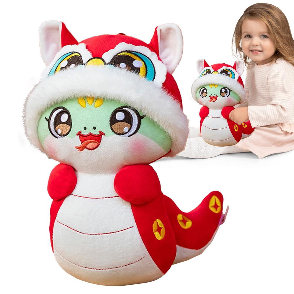 Snake Plush 2025 Cute Chinese New Year Toy Mascot 9.8 Inch Spring ...