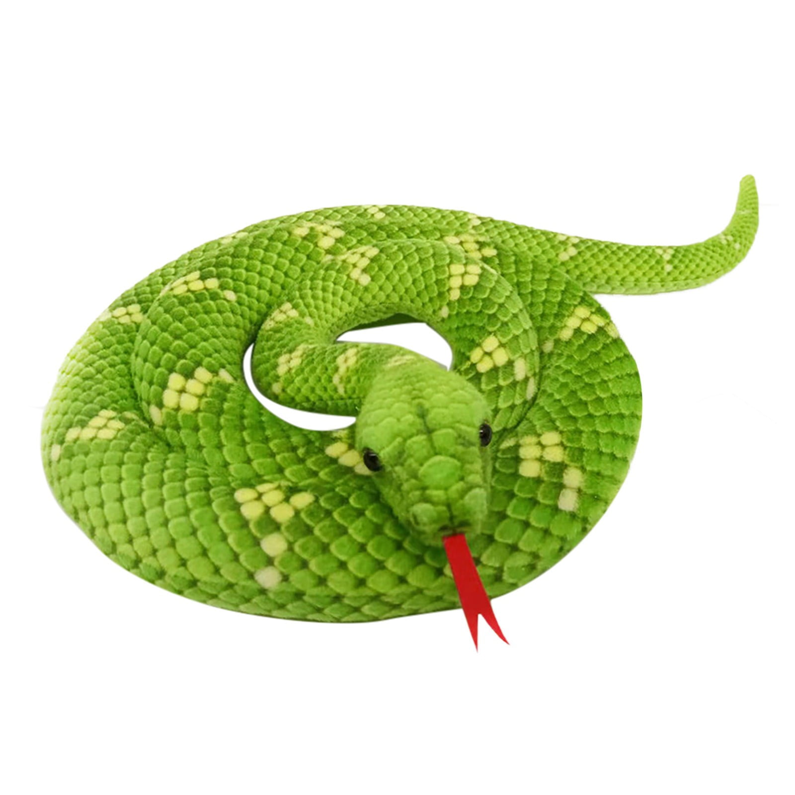 Snake Plush 7 ft Long, Realistic Snake Stuffed Animal, Giant Snake ...