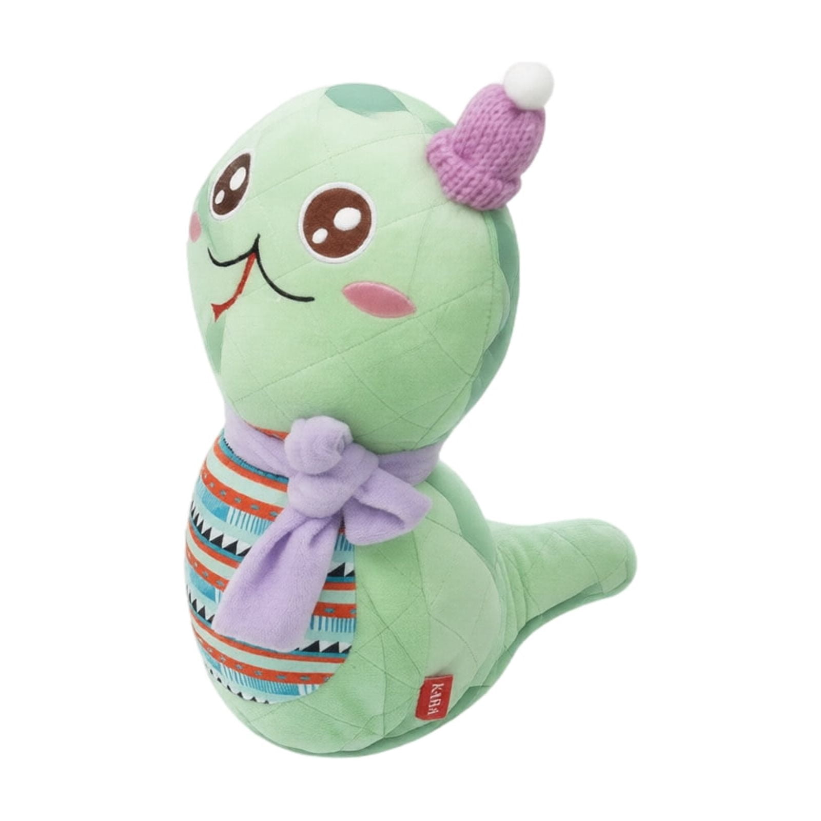 Snake Plush Dog Toy Squeaky Interactive Toy for Dogs Puppies Teething ...