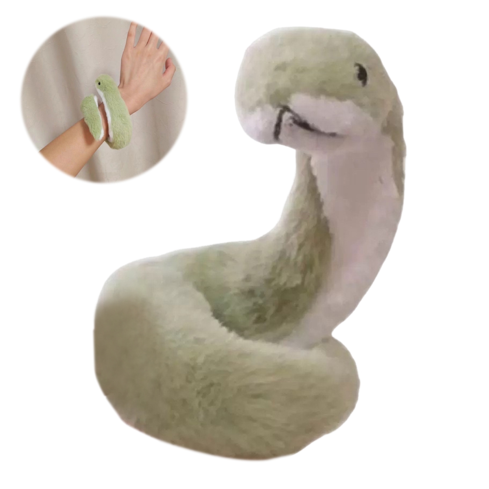 Snake Plush Stuffed Animal Toy Soft and Cuddly Green Snake Doll for ...