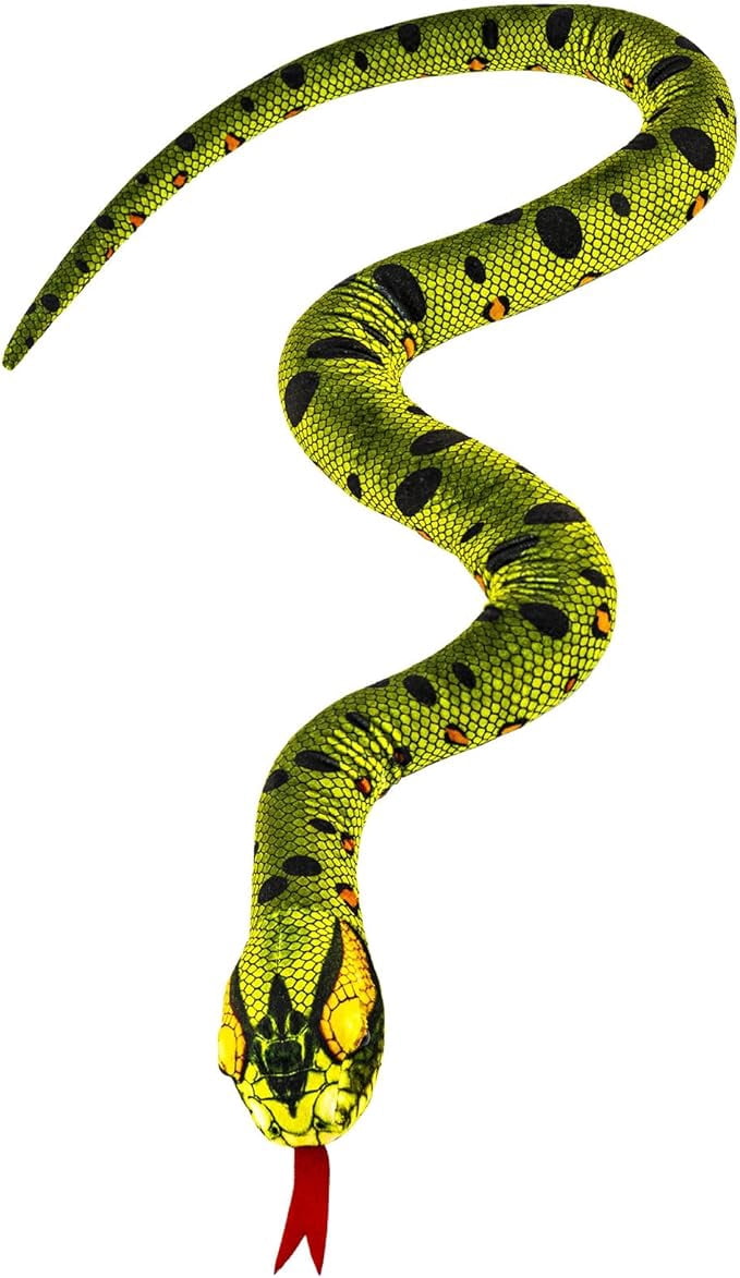 Snake Plush Toy, 59'' Large Washable, Huge Realistic Plush Cuddle Toy ...