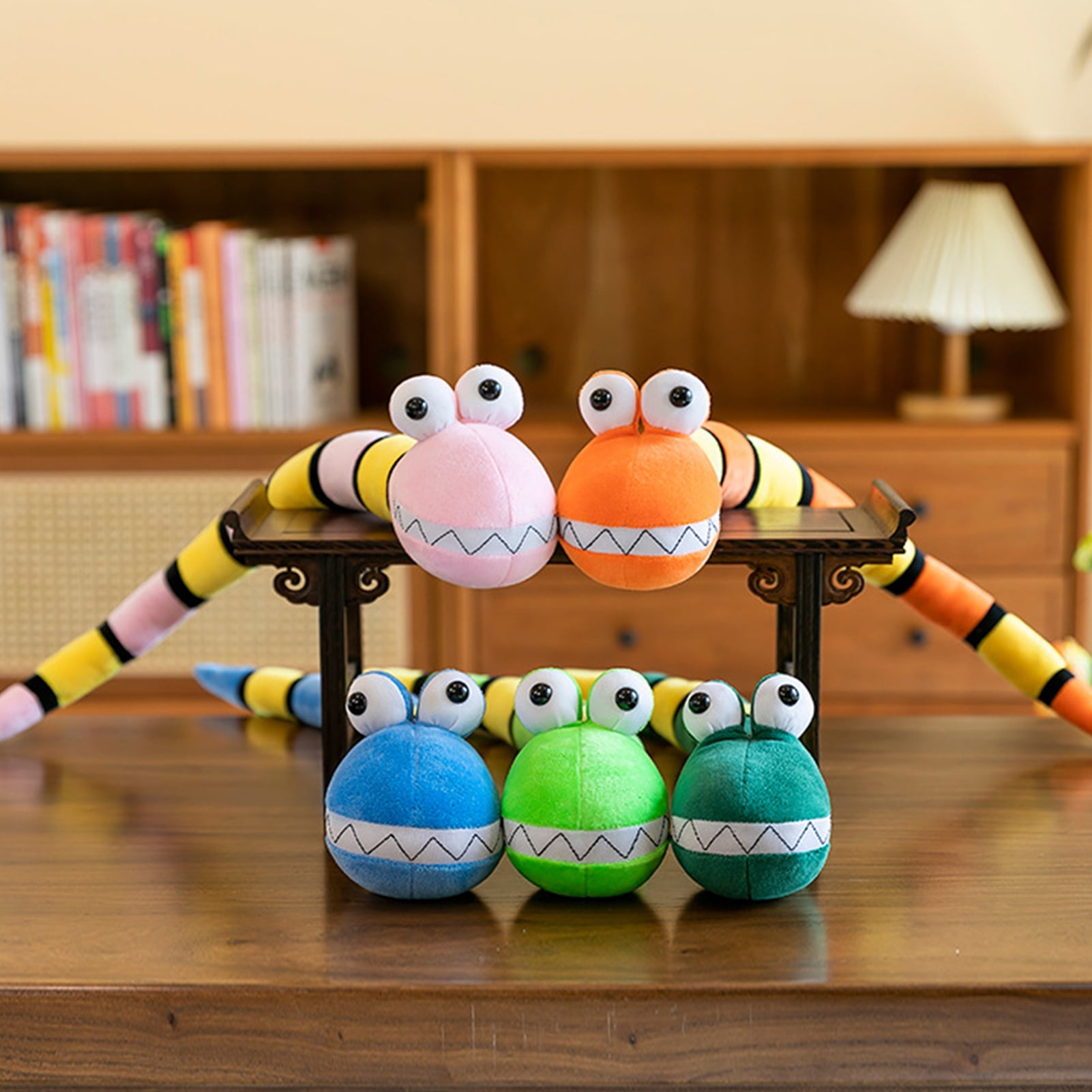 Snake Plush Toy Stuffed Animal Doll Soft Cute Big Eyes Funny Tricky ...