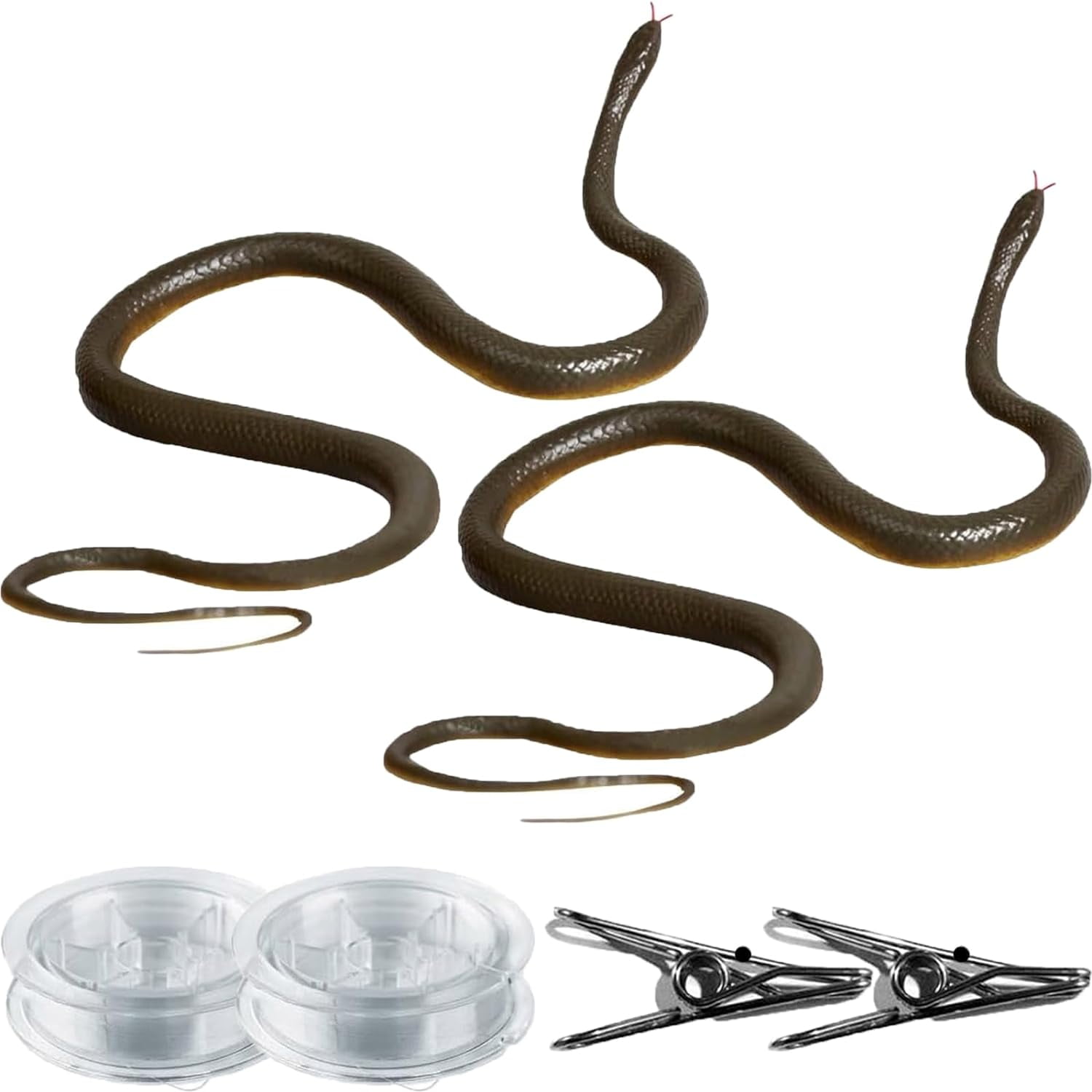 Snake Prank with String Clip, Clip on Snake Prank, Golf Snake Prank ...