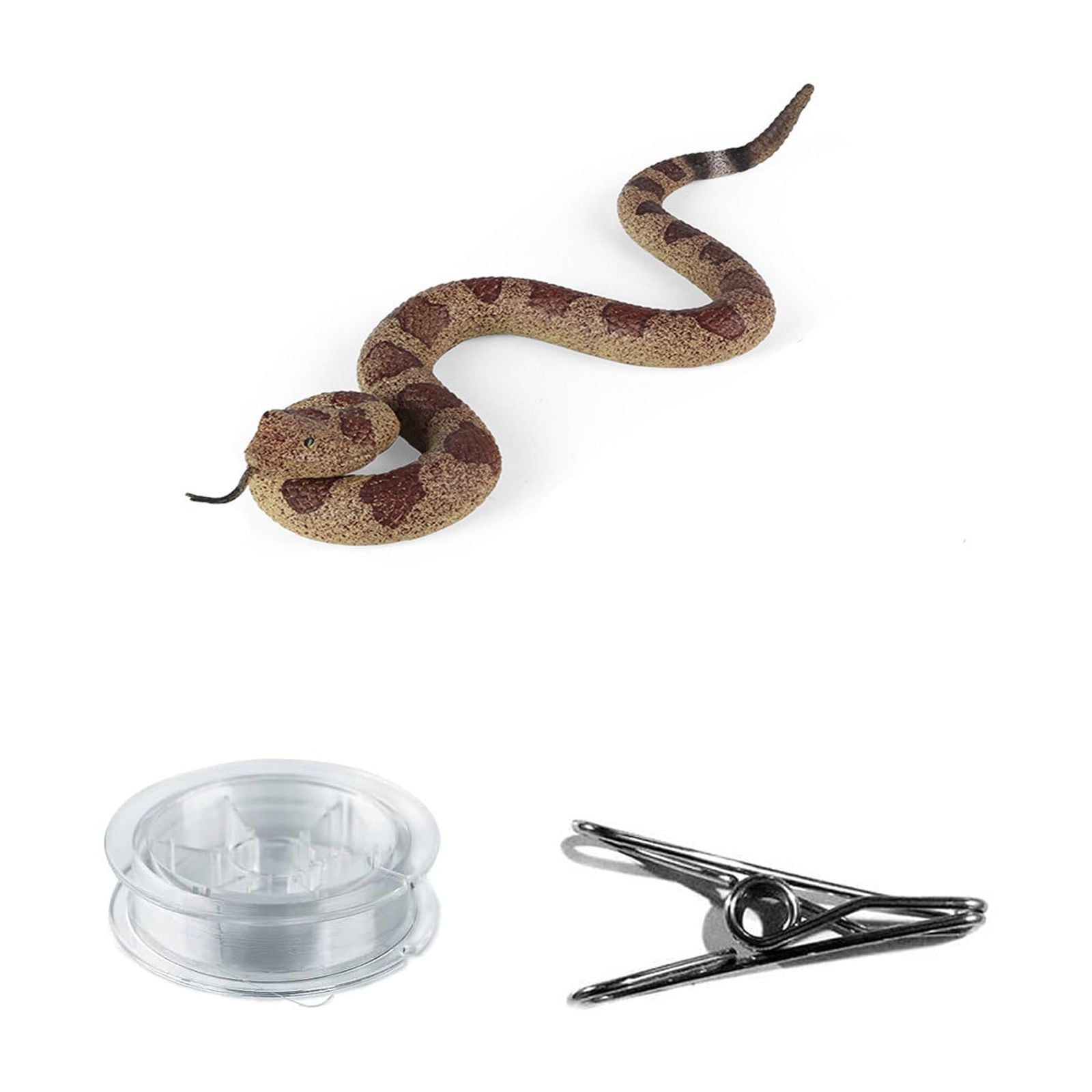 Snake Prank with String Clip - Clip on Snake Prank, Snake on A String ...