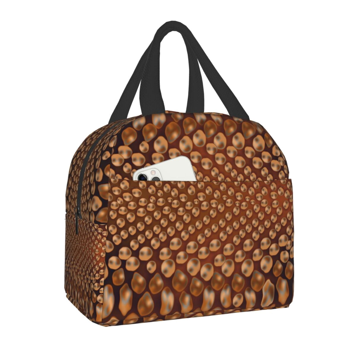 Snake Print Lunch Bags For Women s Cooler Thermal Insulated Lunch Box ...