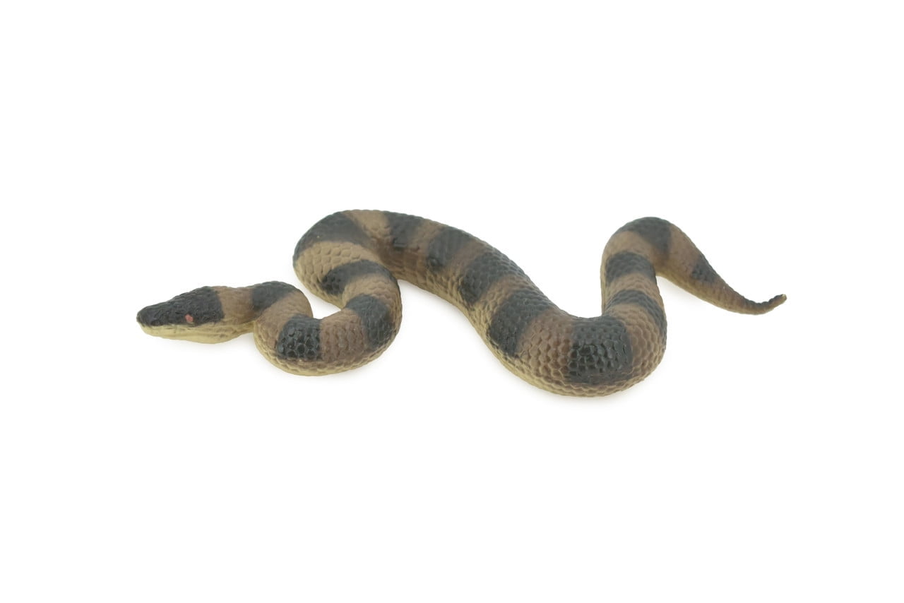Snake, Puff Adder, Museum Quality, Hand Painted, Rubber Reptile ...