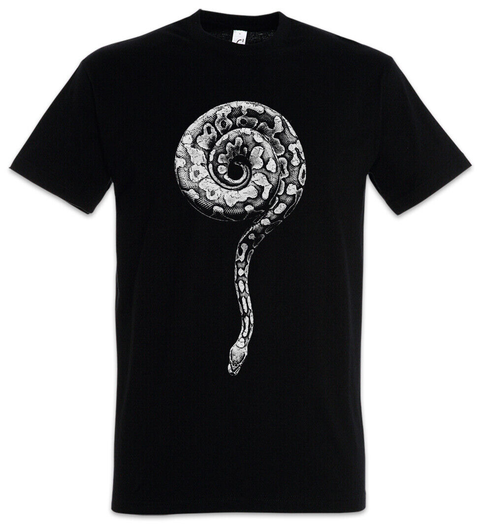 Snake Questionmark T-Shirt Fun Symbol Logo Schlange Schlangen ...