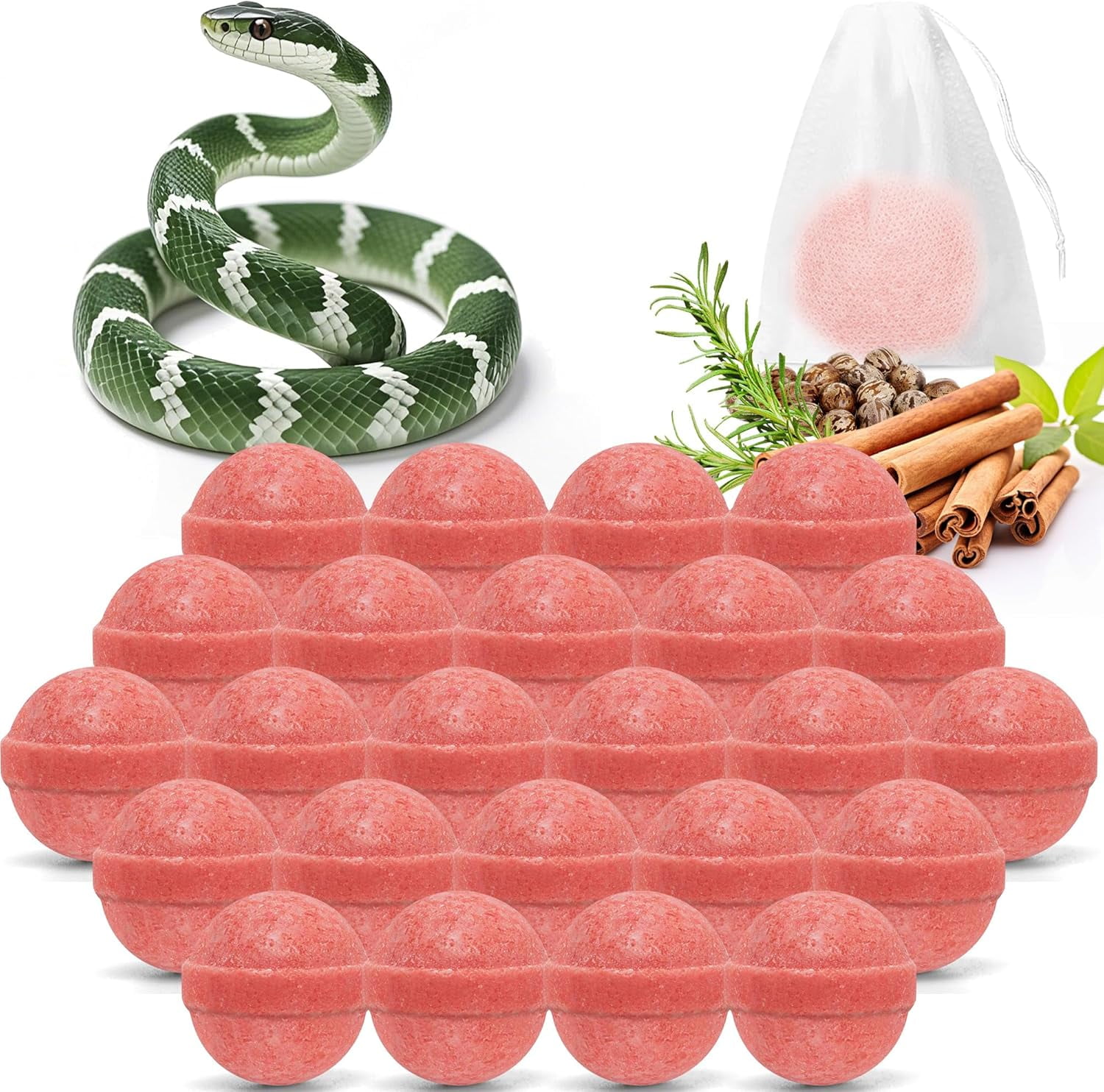 Snake Repellent for Yard - 24 Pack Powerful Snake Away Repellent for ...