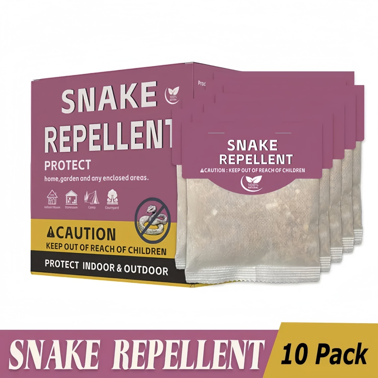 Snake Repellent for Yard,Keep Snake Away Repellent for Outdoors,Natural ...
