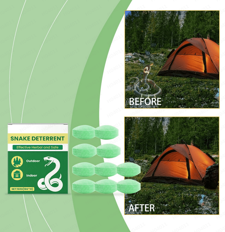Snake Repellent for Yard Powerful, 10 Pack Snakes Away Repellent for ...