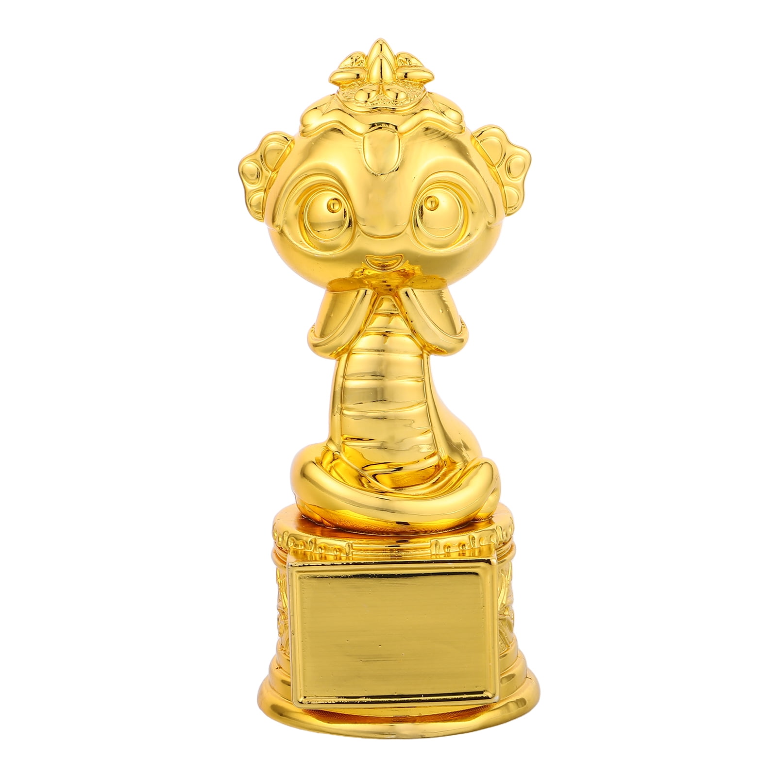 Snake Resin Trophy Spring Festival Snake Statue Trophy Resin Snake ...