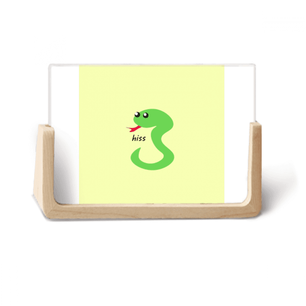 Snake Serpent Sound Art Deco Fashion Photo Wooden Photo Frame Tabletop ...