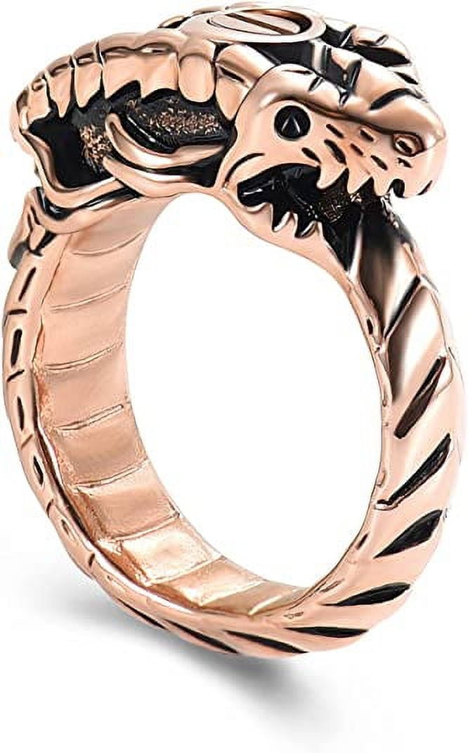 Snake Shape Cremation Urn Ring for Ashes Memorial Cremation Jewelry for ...