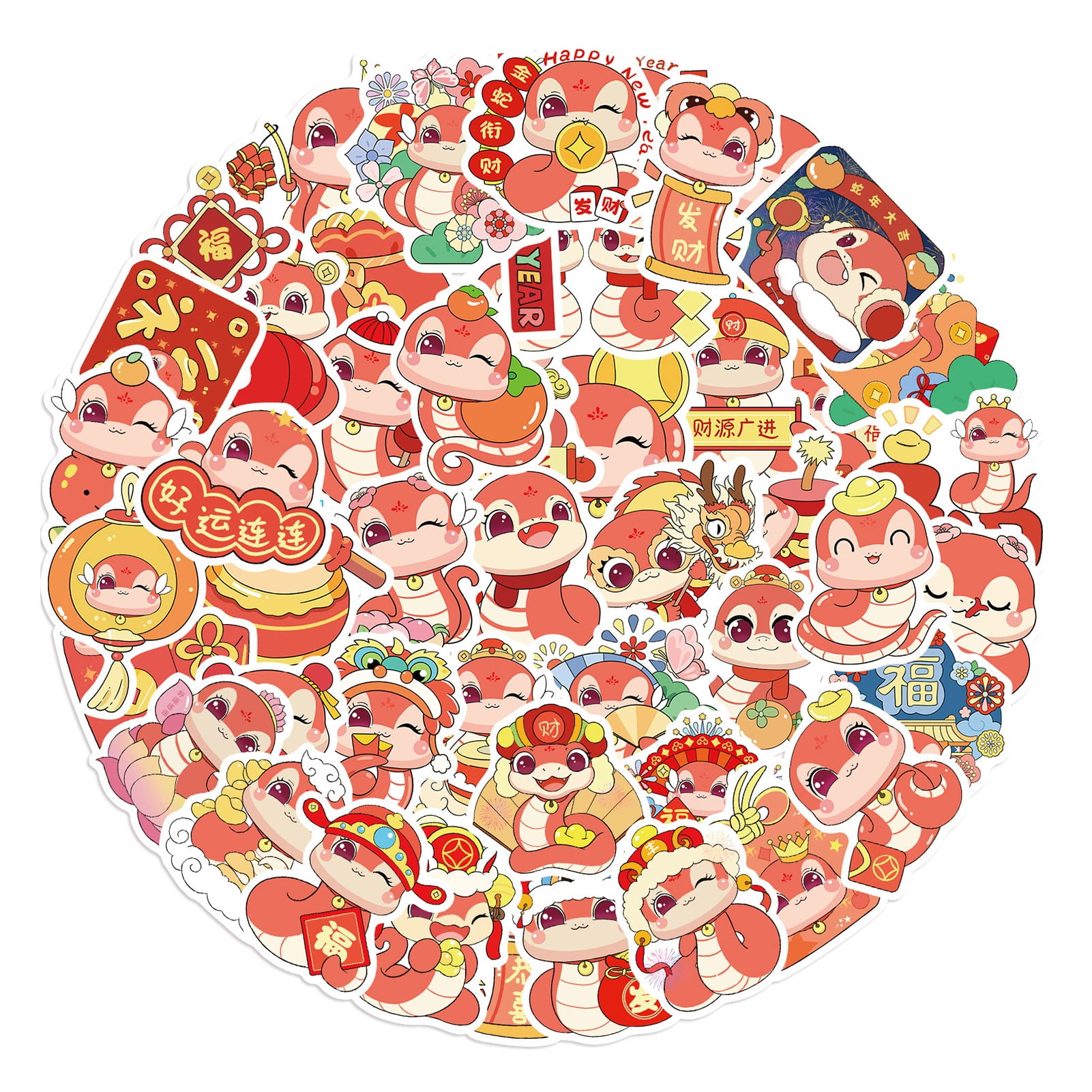 Snake Shape Zodiac Stickers Zodiac Snake Shape Stickers Pvc Self ...