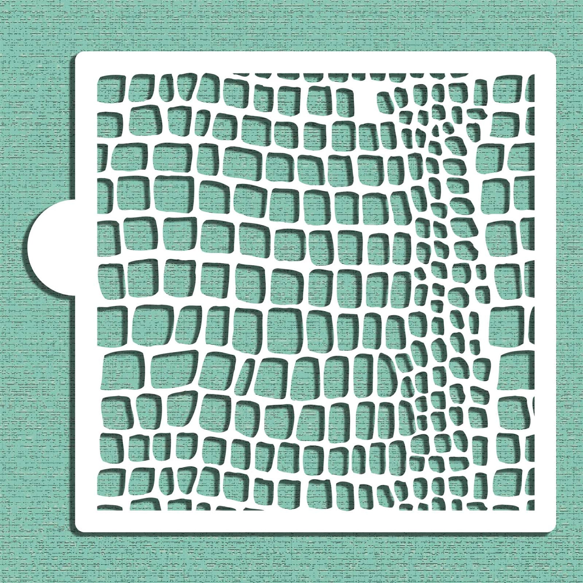 Snake Skin Cookie and Craft Stencil | CM198 by Designer Stencils ...