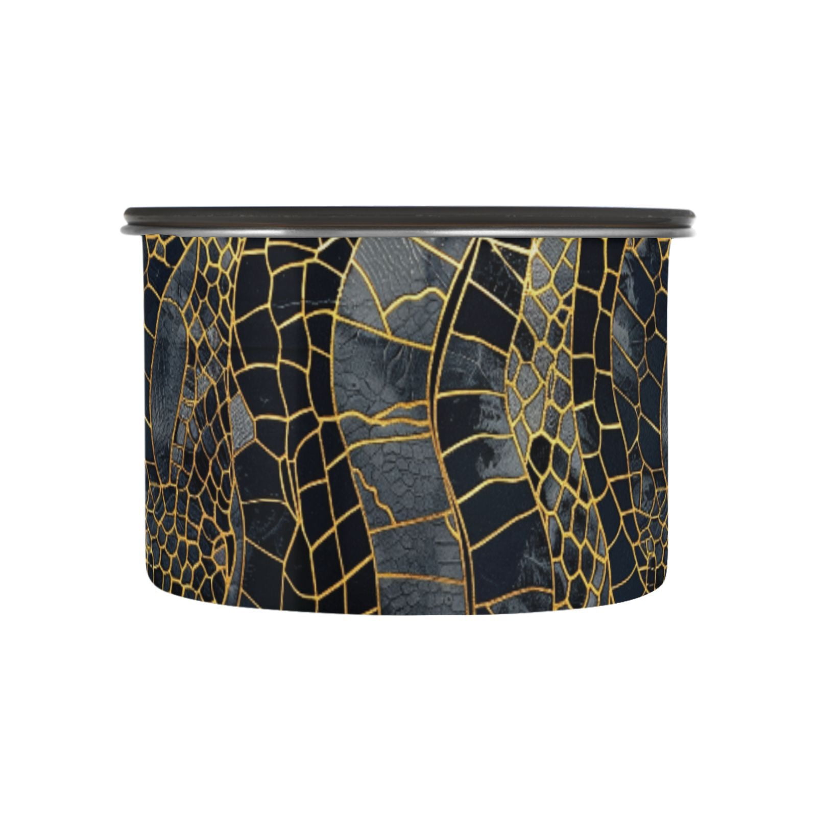 Snake Skin Gold Canister | Preserve jars for supermarkets - Walmart ...