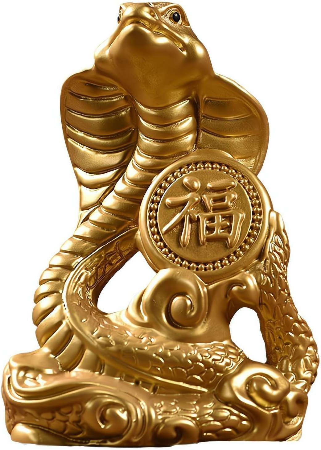Snake Statue 2025 Year of The Snake Figurine Hand Craved Crafts Wooden ...