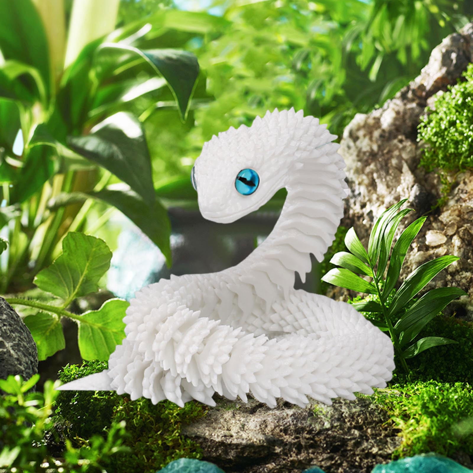 Snake Statue Feng Shui Animal Sculpture Ornament Chinese Zodiac Snake ...