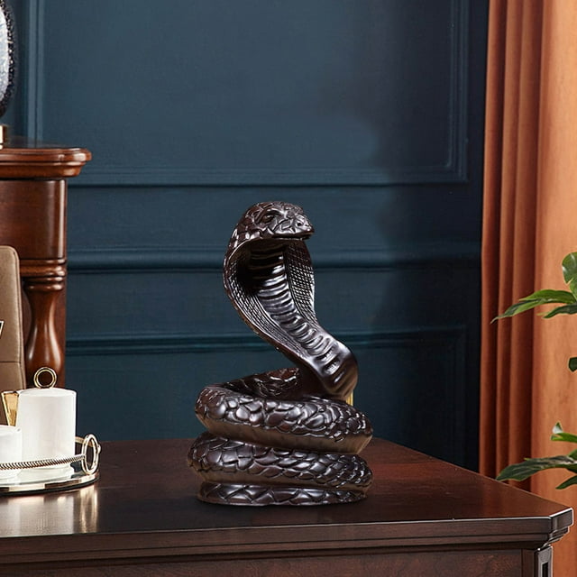 Snake Statue Small Wooden Chinese Feng Shui Snake Figurines 2025 Year ...