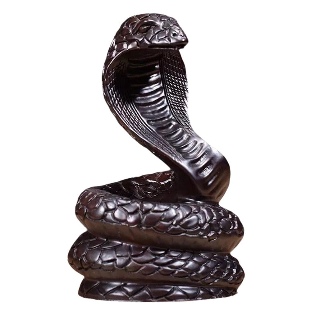 Snake Statue,Small Wooden Chinese Feng Shui Snake Figurines 2025 Year ...