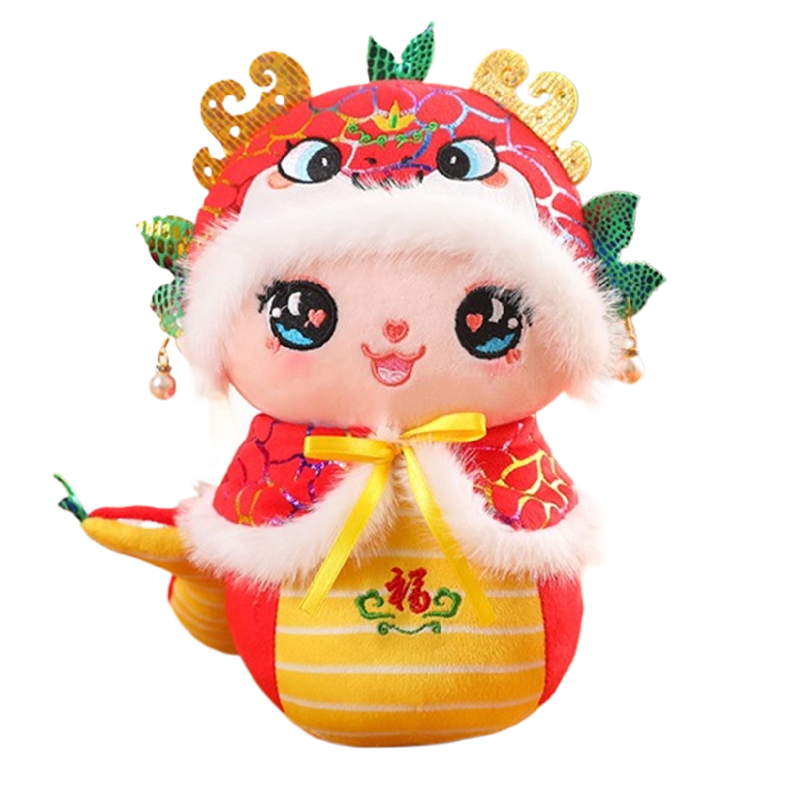 Snake Stuffed Animal，8 66Inch Plush 2025 Year Of The Snake Mascot Snake ...